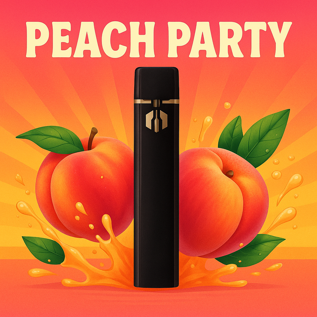 Peach Party 1g All-In-One THC Pen - Hybrid – Savage Deliveries