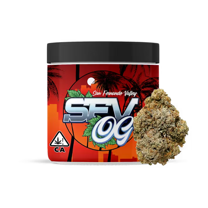 SFV OG 3.5g Indoor Flower - Indica - 27% THC – Savage Deliveries